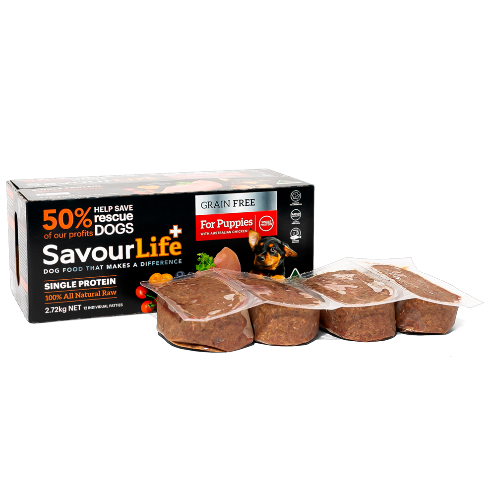 All Natural Raw Puppy with Australian Chicken