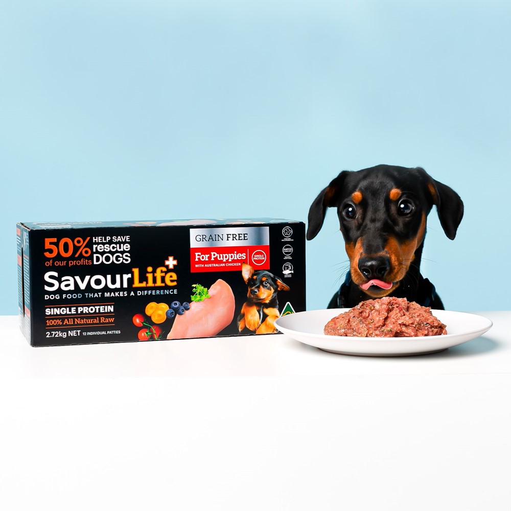 All Natural Raw Puppy with Australian Chicken